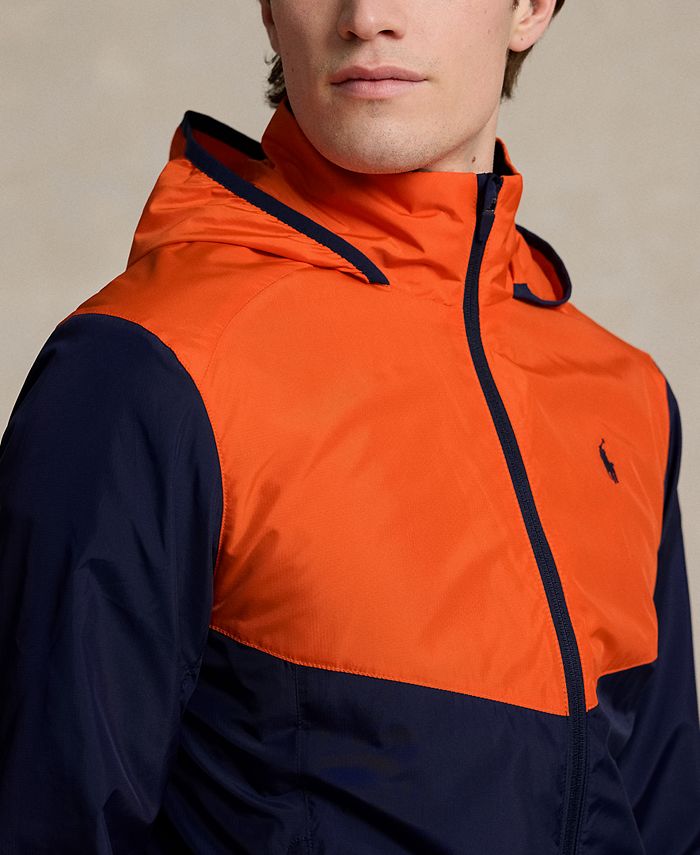 Polo Ralph Lauren Men's Hooded Colorblocked Jacket - Macy's