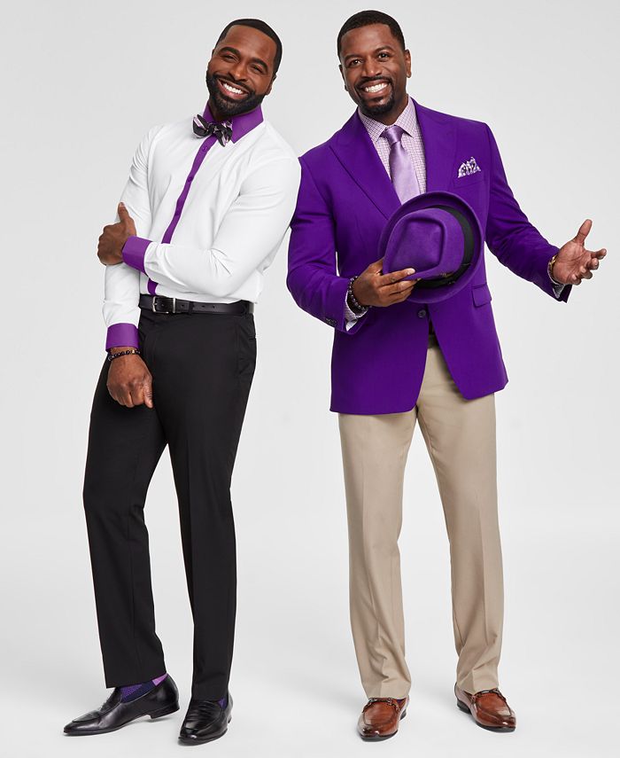 Tayion Collection Men's Purple & Gold Career Collection - Macy's