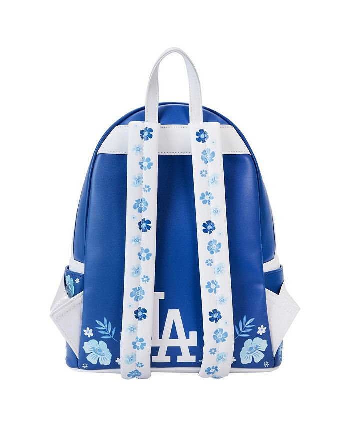 Loungefly Men's and Women's Los Angeles Dodgers Floral Mini Backpack ...