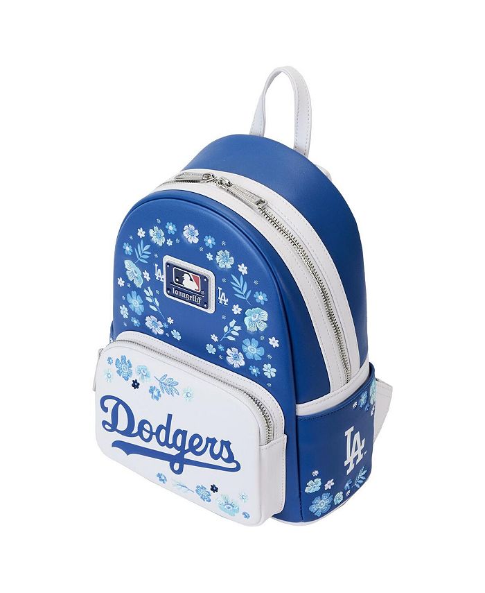 Loungefly Men's and Women's Los Angeles Dodgers Floral Mini Backpack ...