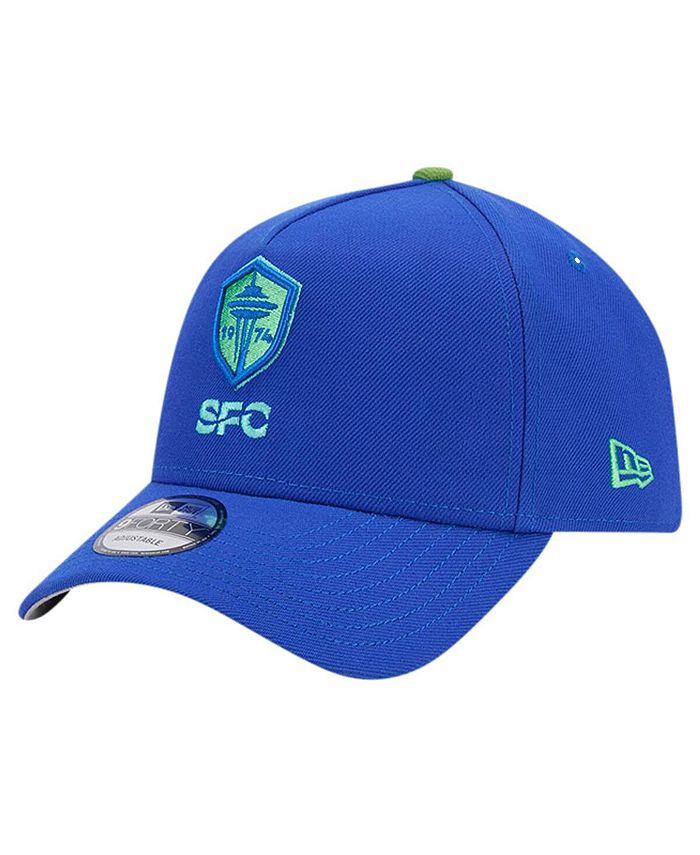 New Era Men's Blue Seattle Sounders FC 2024 Kick Off Collection 9FORTY ...