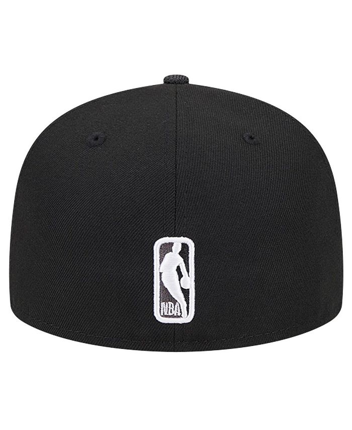 New Era Men's Black New York Knicks Active Satin Visor 59FIFTY Fitted ...