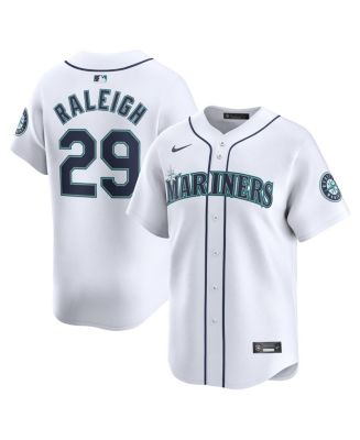 Men's Nike Cal Raleigh White Seattle Mariners Home Limited Player ...
