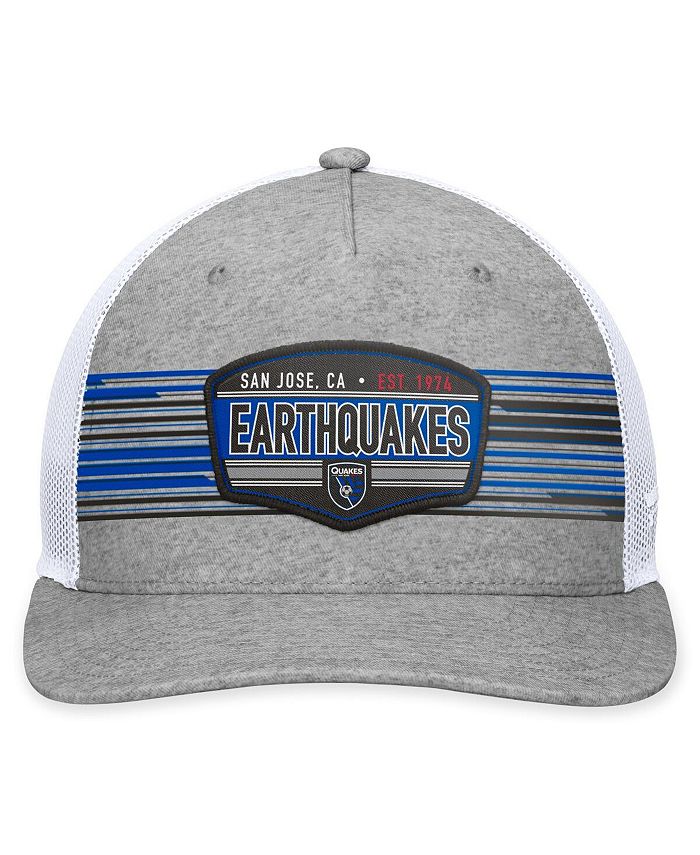 Fanatics Men's Steel San Jose Earthquakes Stroke Trucker Snapback Hat - Macy's