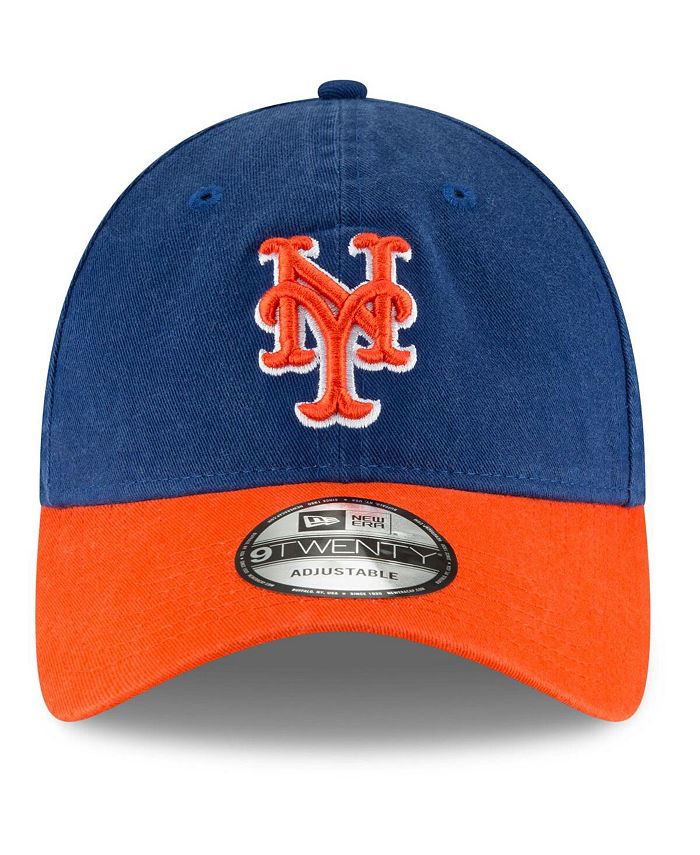 New Era Men's Royal, Orange New York Mets Fashion Core Classic 9TWENTY ...