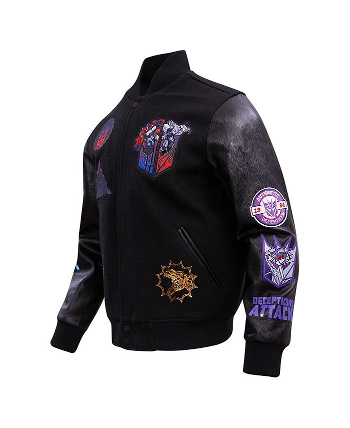 Freeze Max Men's Black Transformers Autobots vs. Decepticons Full-Zip ...