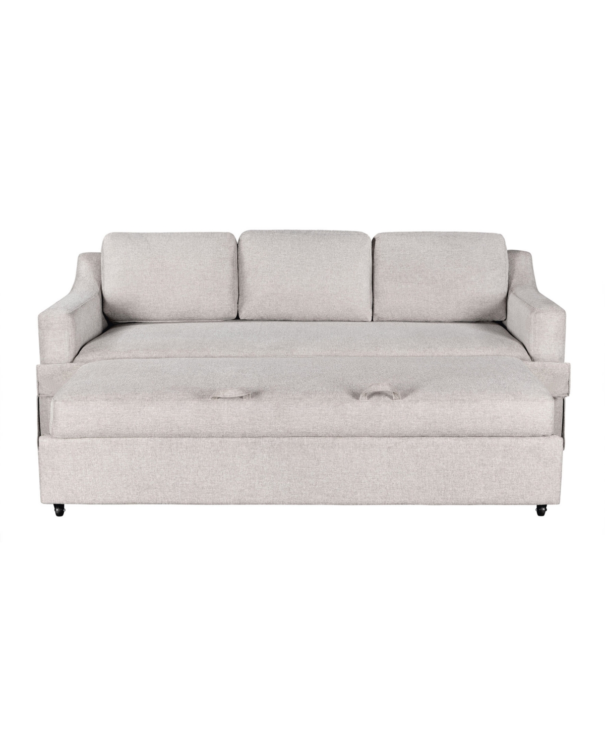Click here for Serta 90.6 W Polyester Harley Convertible Sofa - L... prices