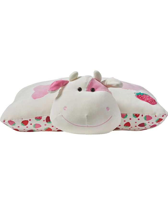Pillow Pets Sweet Scented Strawberry Cow Puff - Macy's