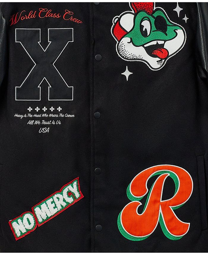 Reason Varsity Jacket Black - Macy's