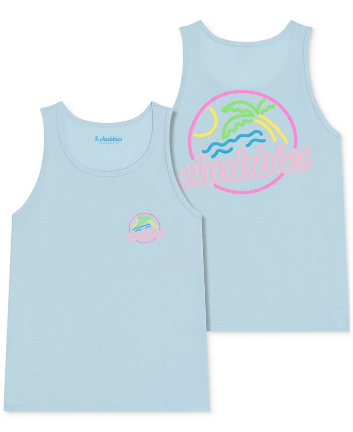 Chubbies Men's The Neon Dream Logo Graphic Tank - Macy's