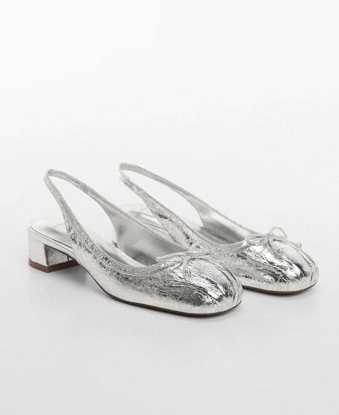 MANGO Women's Sling Back Ballerinas - Macy's