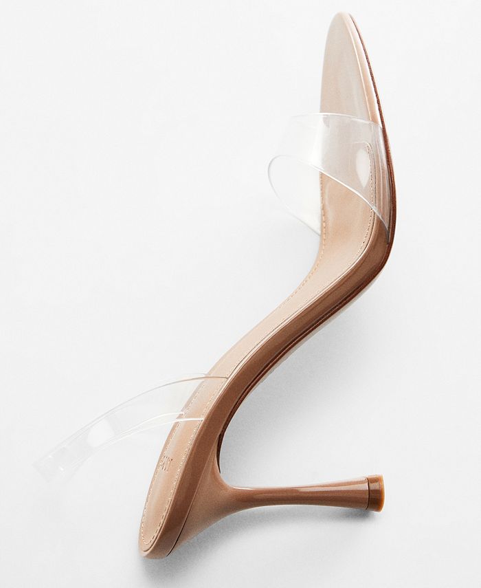 MANGO Women's See-Through Straps Sandals - Macy's