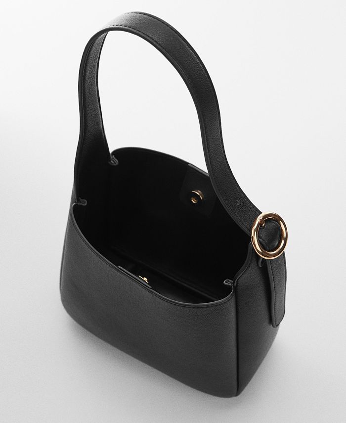 MANGO Women's Buckle Detail Shoulder Bag - Macy's