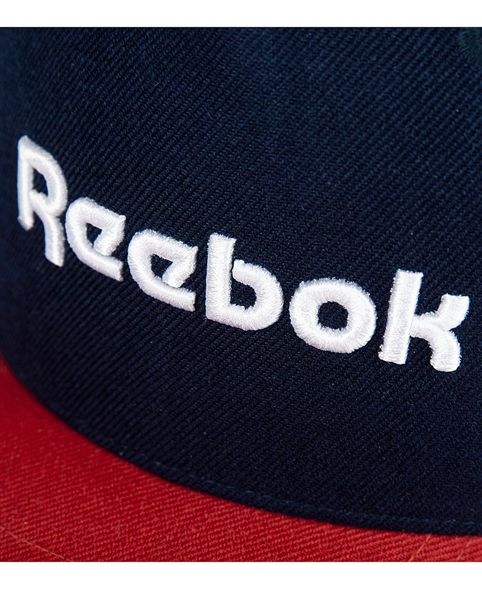 Reebok Men's Logo Embroidered Flat-Brim Snapback Hat - Macy's