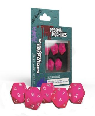 Modiphius Entertainment - Dreams and Machines - Hot Pink Dice Set - Macy's