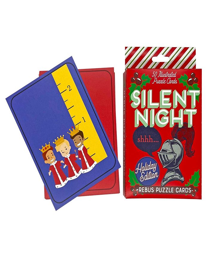 Project Genius Holly Jolly - Silent Night Rebus Puzzle Cards - Macy's