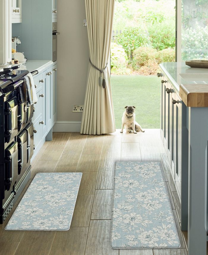 Laura Ashley Iris Wellness Set of 2 Mats - Macy's