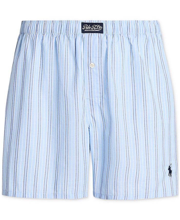 Polo Ralph Lauren Men's Woven Cotton Boxer Shorts - Macy's