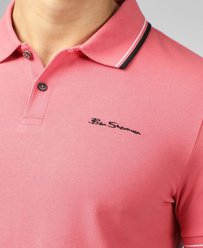Ben Sherman Men's Signature Short Sleeve Polo Shirt - Macy's