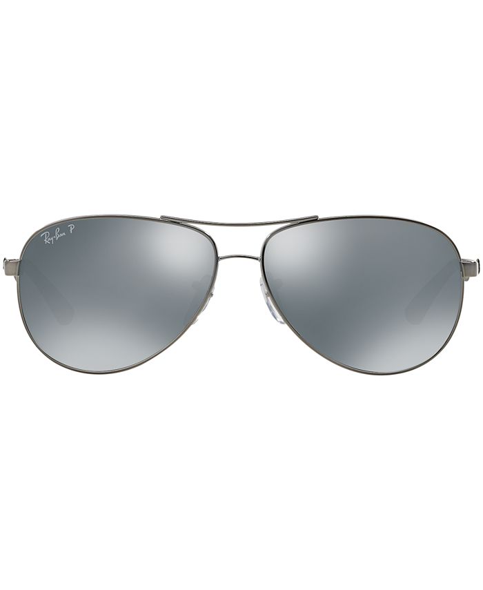 Ray-Ban Polarized Carbon Fibre Sunglasses, RB8313 58 - Macy's