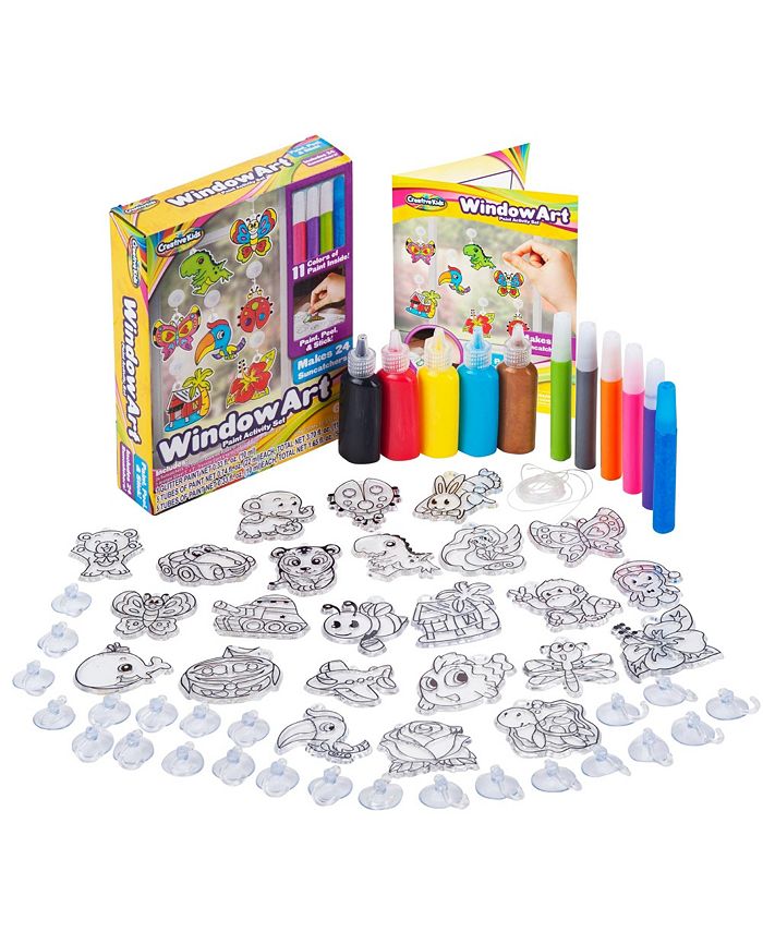 Creative Kids WINDOW PAINT ART STICKERS KIT - Macy's