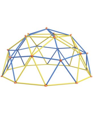 Outsunny 10' Climbing Dome Supports 594 lbs. for 1-6 Kids, Multi-Color ...