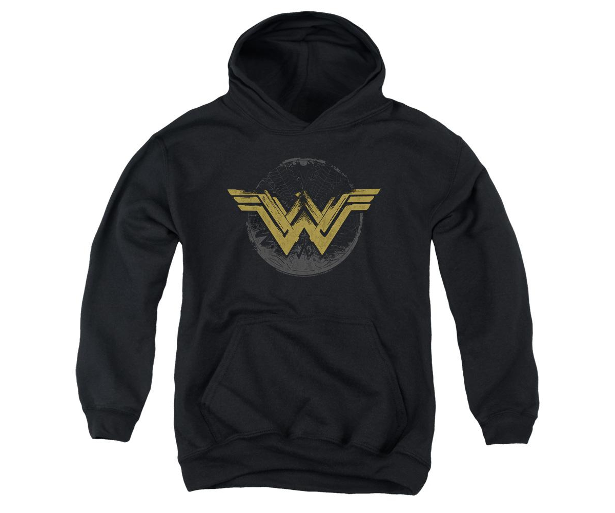Click here for Wonder Woman Movie Youth Distressed Logo Pull Over... prices