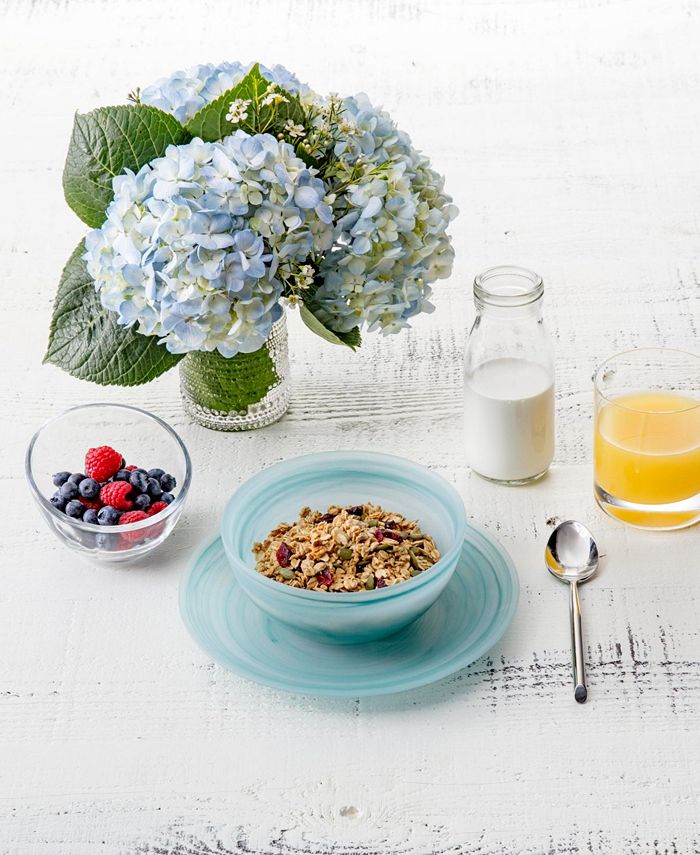 Fortessa La Jolla Glass Dinner Plates, Set of 4 - Macy's