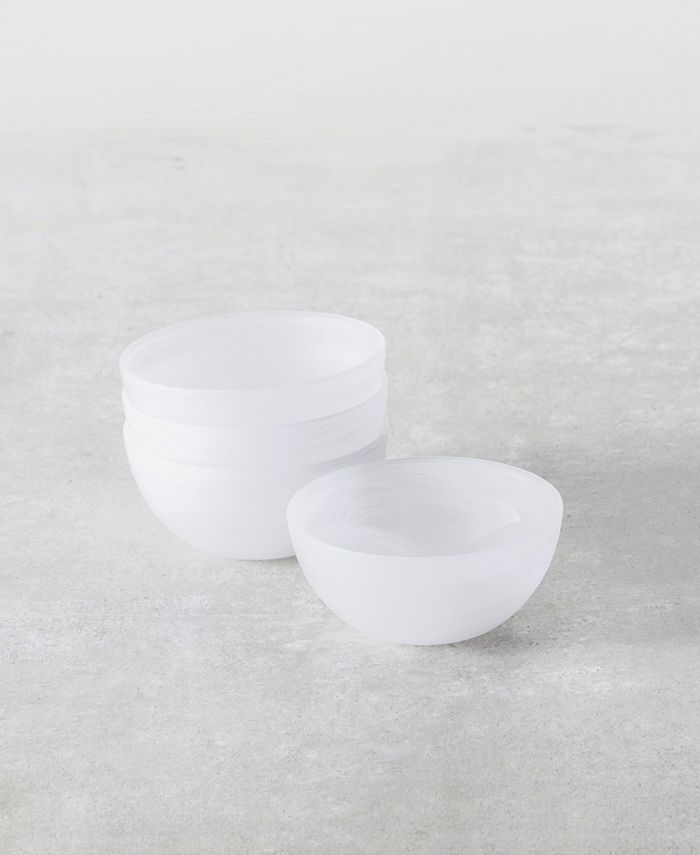 Fortessa La Jolla Glass Cereal Bowls, Set of 4 - Macy's