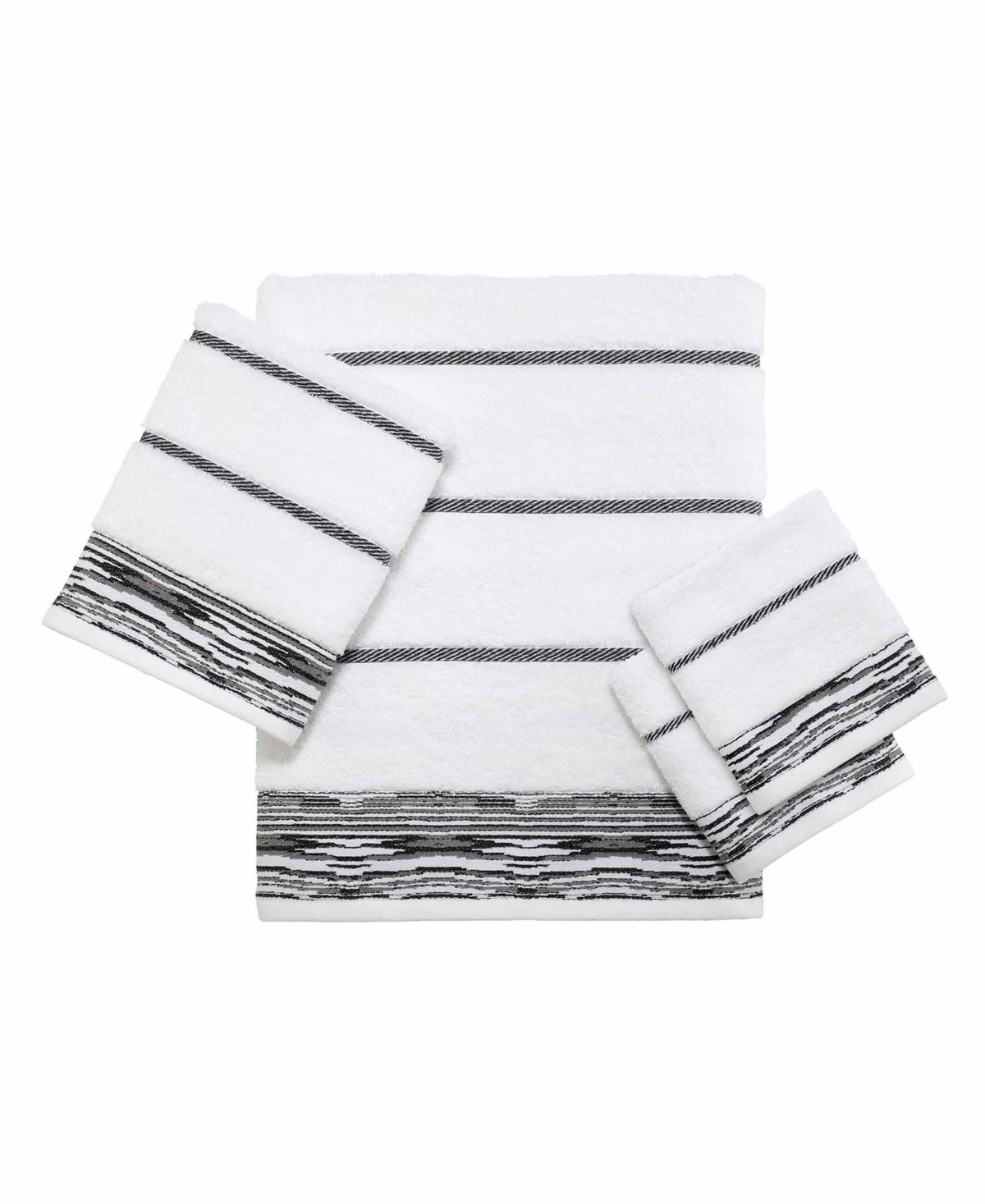 Click here for Nicole Miller Sydney 4-Pc. Bath Towel Set - White/... prices