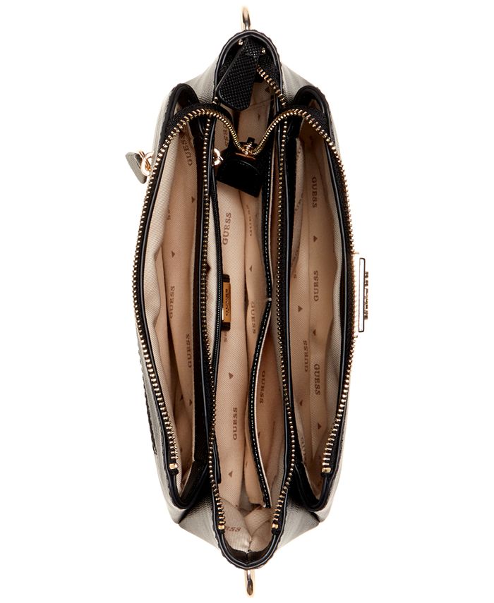 GUESS Noelle Triple Compartment Crossbody - Macy's