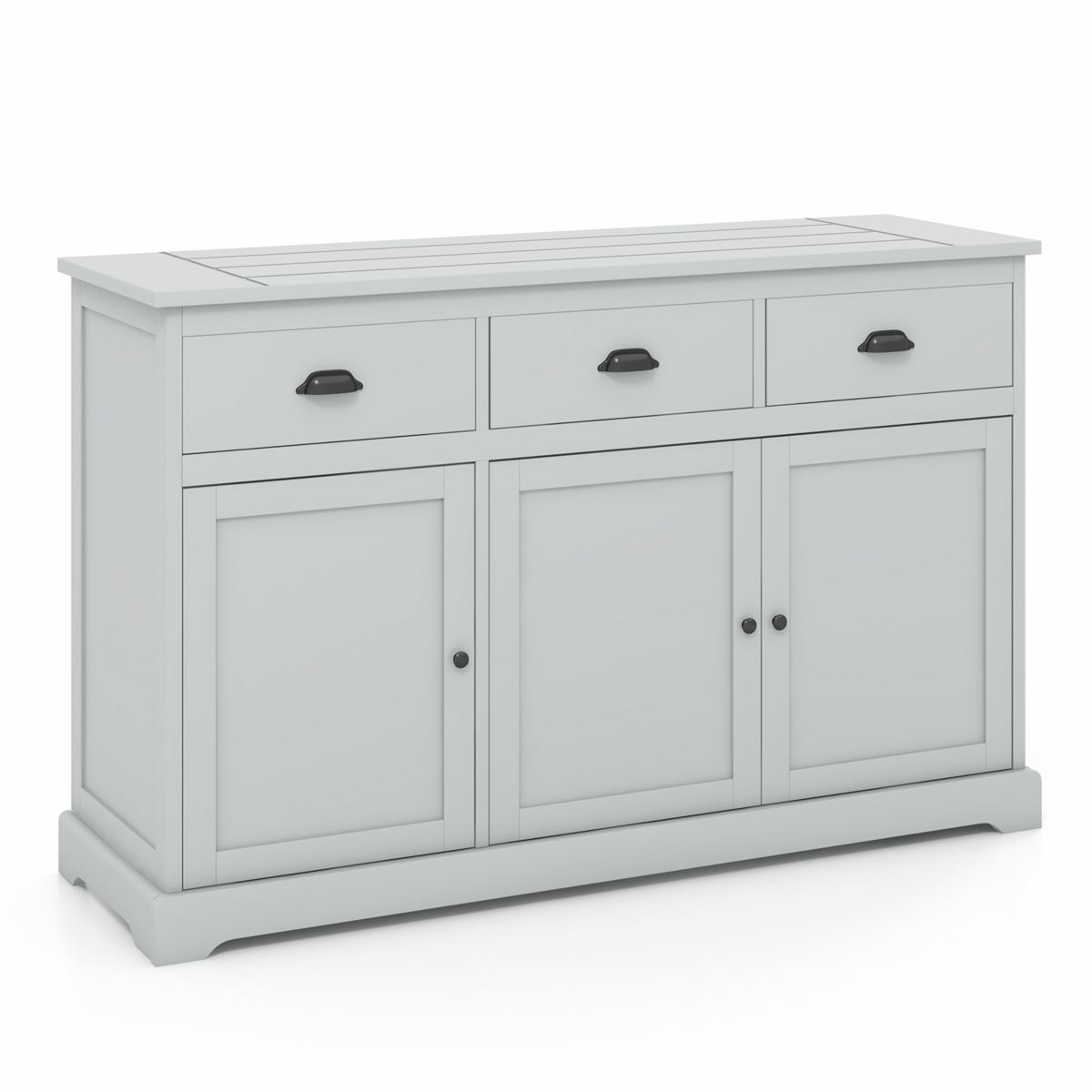 Click here for Slickblue 3 Drawers Sideboard Buffet Storage with... prices