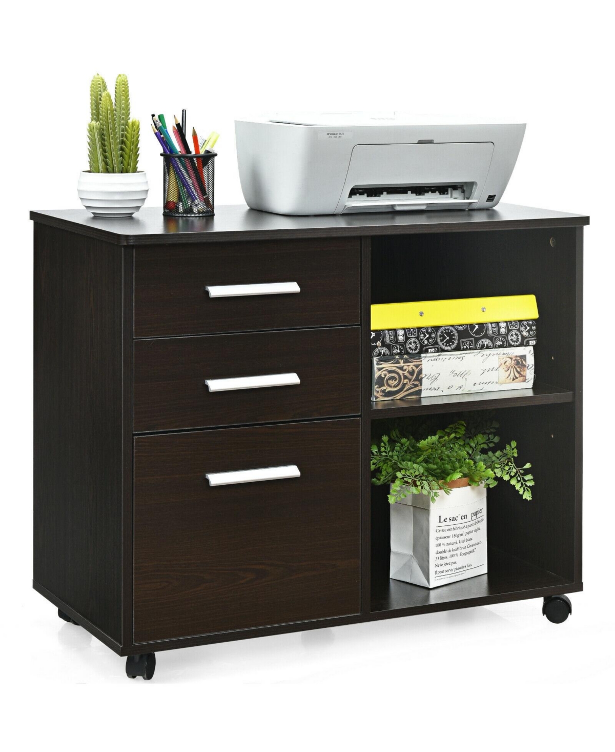 Click here for Slickblue 3-Drawer Mobile Lateral File Cabinet Pri... prices