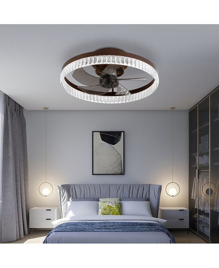 Simplie Fun Modern Remote Control Chandelier Fan - Macy's