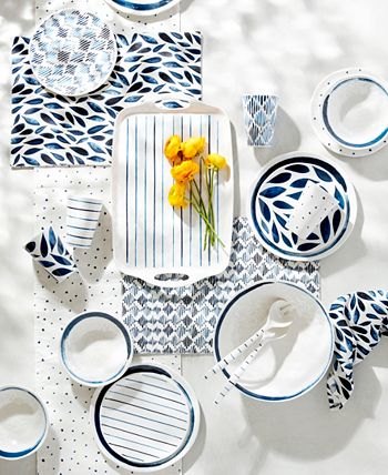 Lenox Blue Bay Melamine 20-Piece Dinnerware Set, Service for 4 - Macy's