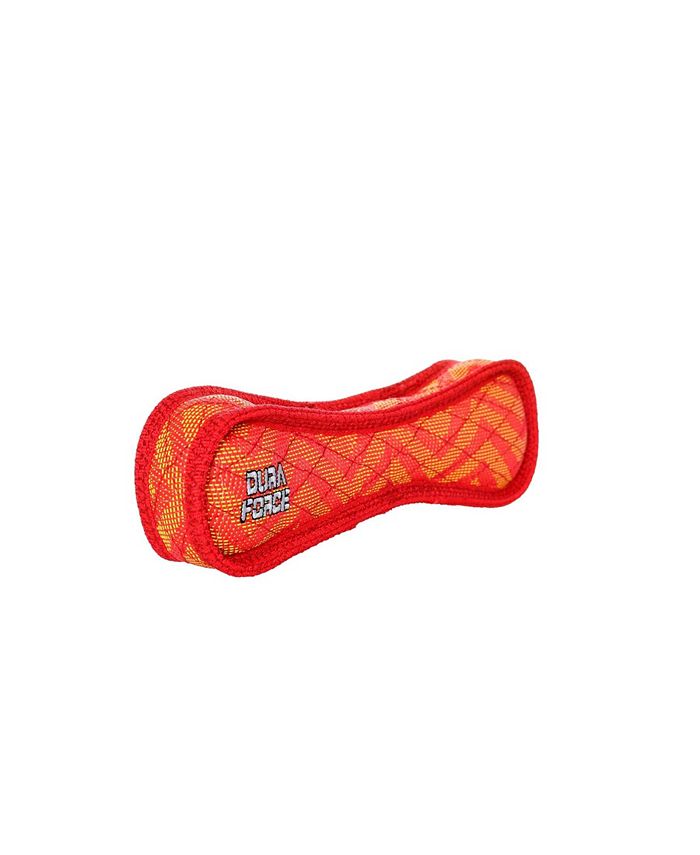 DuraForce Bone ZigZag Red-Red, Dog Toy - Macy's