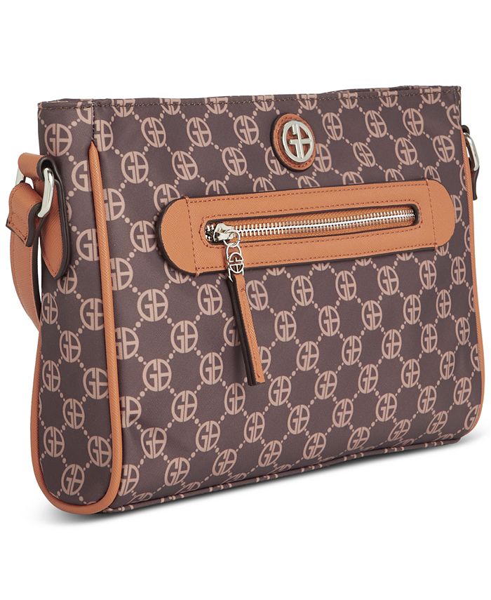 Giani Bernini Logo Nylon East West Crossbody, Created for Macy's - Macy's