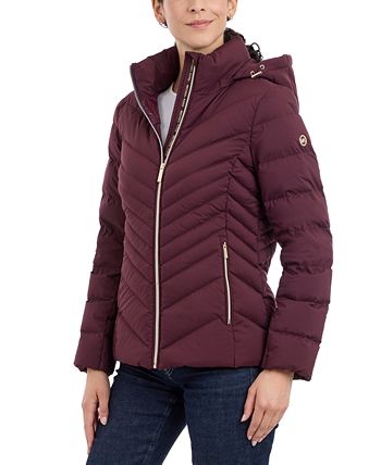 Michael Kors Women's Hooded Packable Down Puffer Coat, Created for Macy's - Macy's