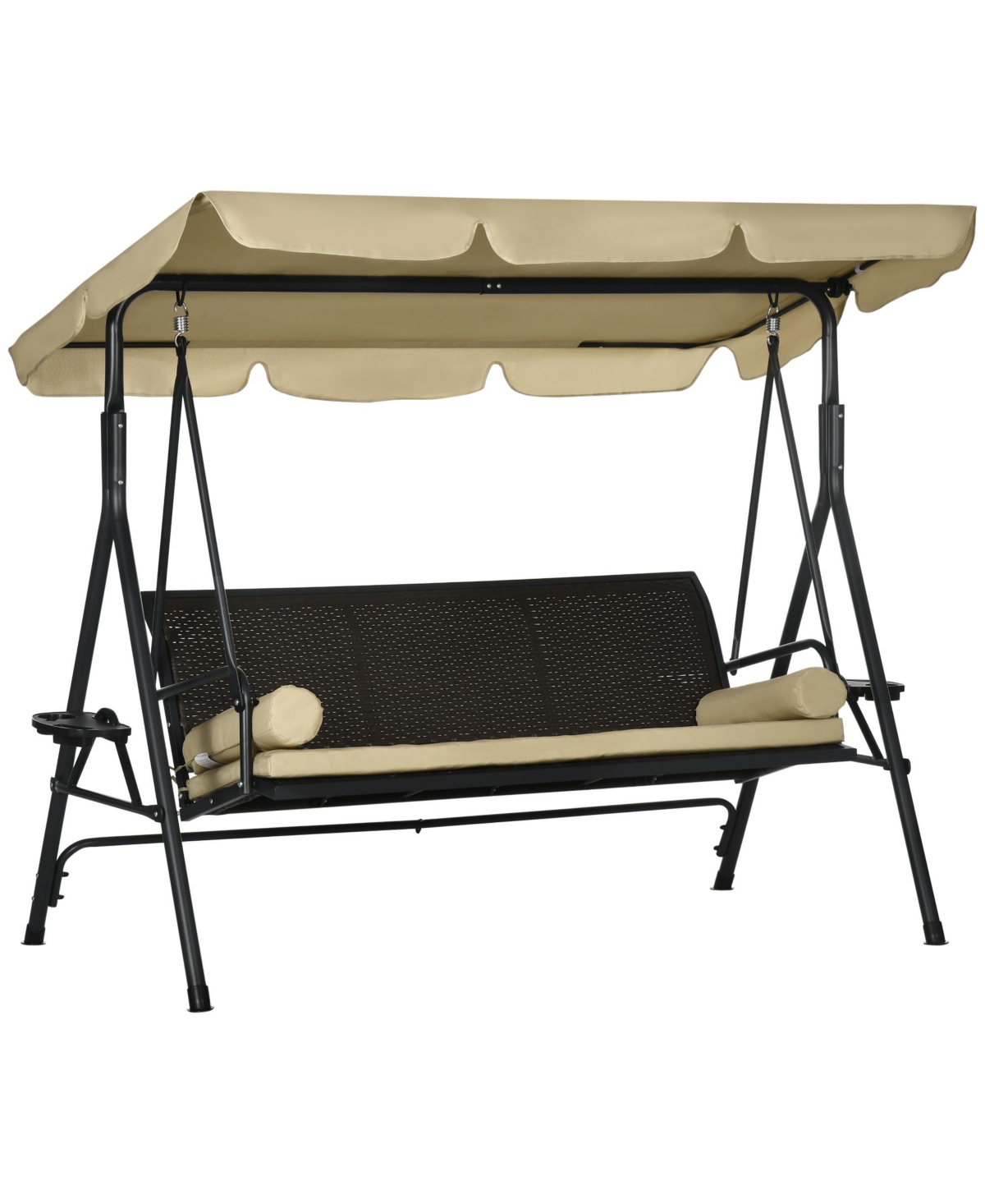 Click here for Outsunny 3-Seat Porch Swing with Canopy Outdoor Sw... prices
