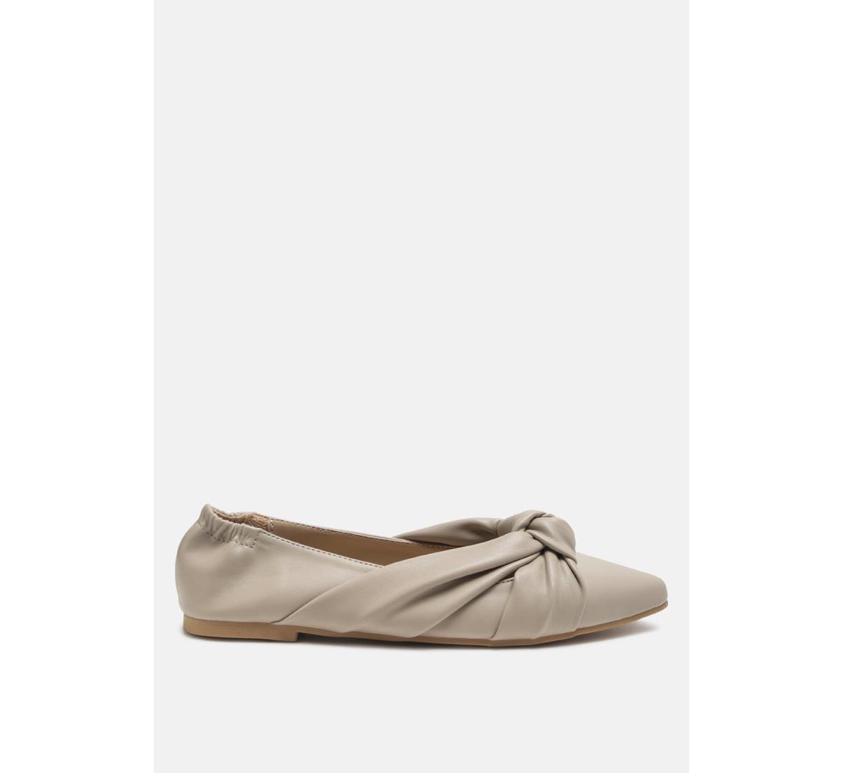 Click here for London Rag norma knot detail elasticated ballet fl... prices