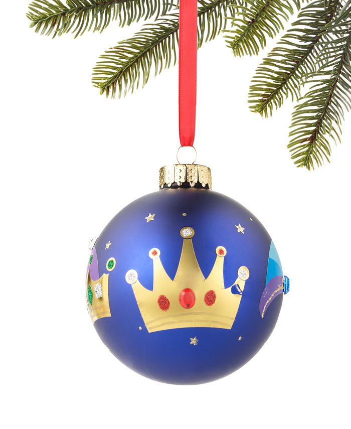 Holiday Lane Feliz Navidad Crown Ornament, Created for Macy's - Macy's