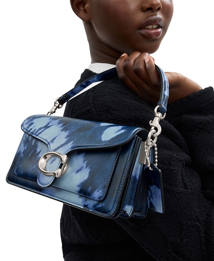 COACH Tabby Mini Tie-Dye Print Leather Shoulder Bag 20 - Macy's