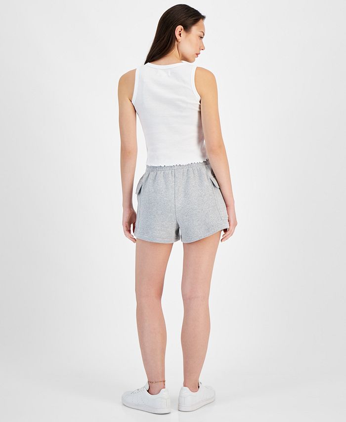 Grayson Threads, The Label Juniors' Bow Graphic Tank Top & Cargo Shorts ...