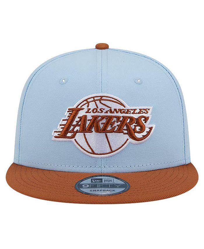New Era Men's Light Blue/Brown Los Angeles Lakers 2-Tone Color Pack ...