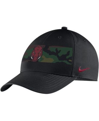 Nike Men's Black Arkansas Razorbacks Pack Camo Legacy91 Adjustable Hat ...