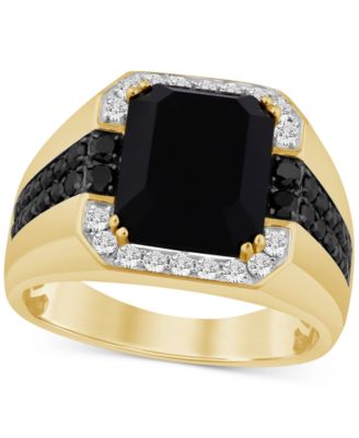 Macy's black onyx ring store