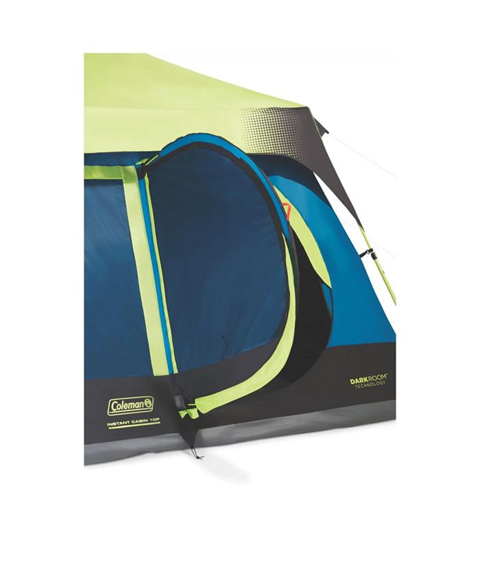 Coleman 10-Person Dark Room Instant Cabin Tent with Rainfly - Macy's