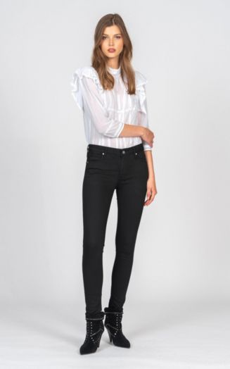 Black Orchid Denim Women's Jude Mid Rise Skinny Jean - Macy's