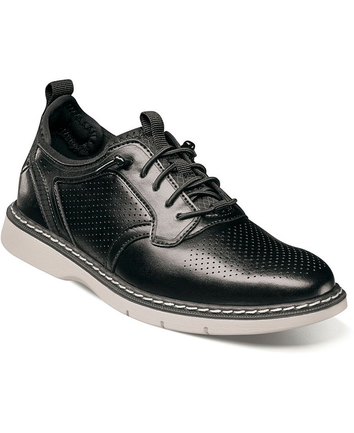 Stacy Adams Little and Big Boys Sync Plain Toe Elastic Lace Up Dress ...