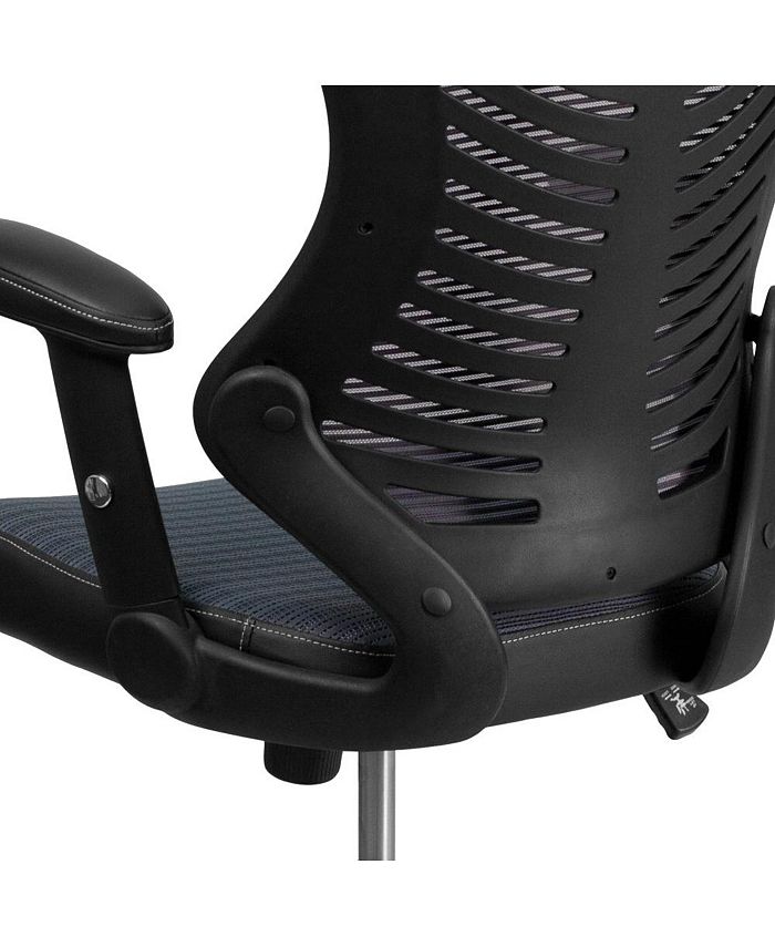 EMMA+OLIVER High Back Designer Mesh Executive Ergonomic Office Chair W ...